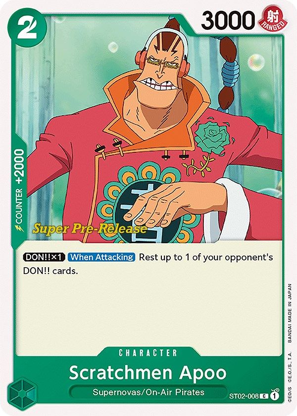 Scratchmen Apoo ST-02: Starter Deck: Worst Generation | One Piece ...