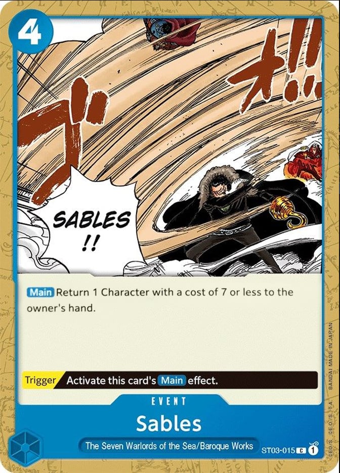 Sables ST-03: Starter Deck: The Seven Warlords of the Sea | One Piece | CardTrader
