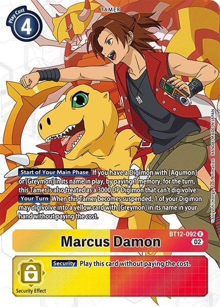 Marcus Damon BT-12: Across Time | Digimon | CardTrader