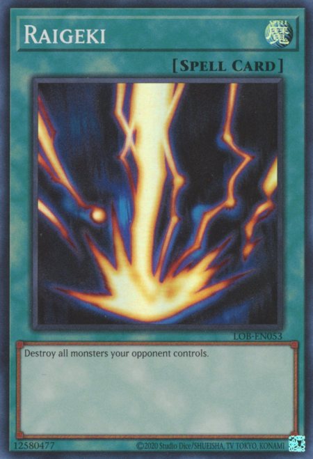 Raigeki Legend of Blue Eyes White Dragon (25th Anniversary Edition ...