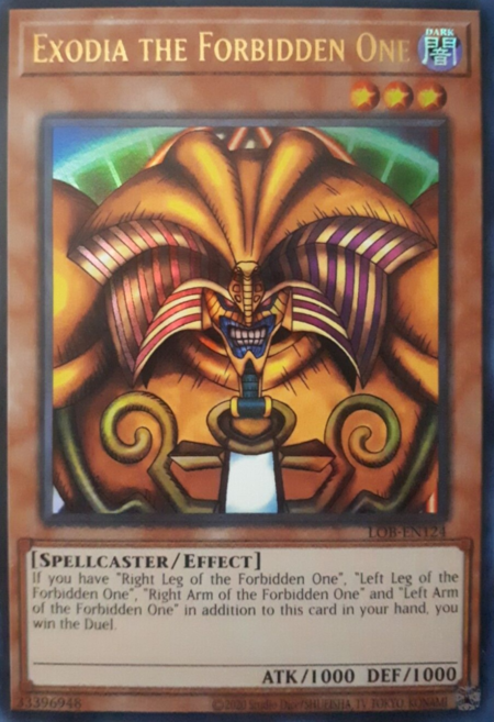 Exodia the Forbidden One Legend of Blue Eyes White Dragon (25th ...