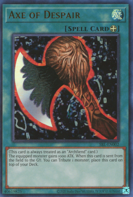 Axe of Despair Spell Ruler (25th Anniversary Edition) | Yu-Gi-Oh ...
