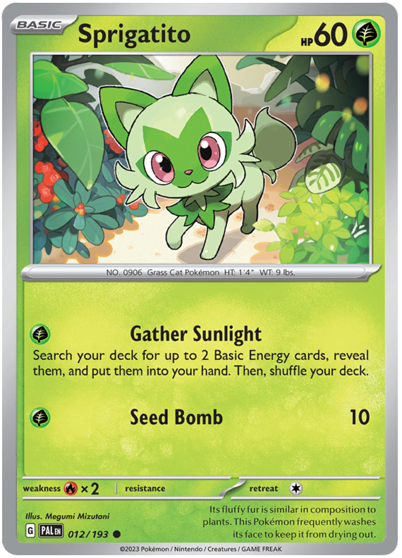 Sprigatito Paldea Evolved | Pokémon | CardTrader