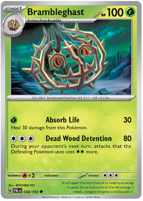 Brambleghast Paldea Evolved | Pokémon | CardTrader