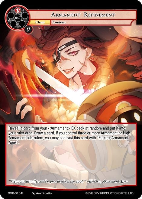 Armament Refinement // Elektra: Dragon Form Crimson Moon's Battleground | Force of Will | CardTrader