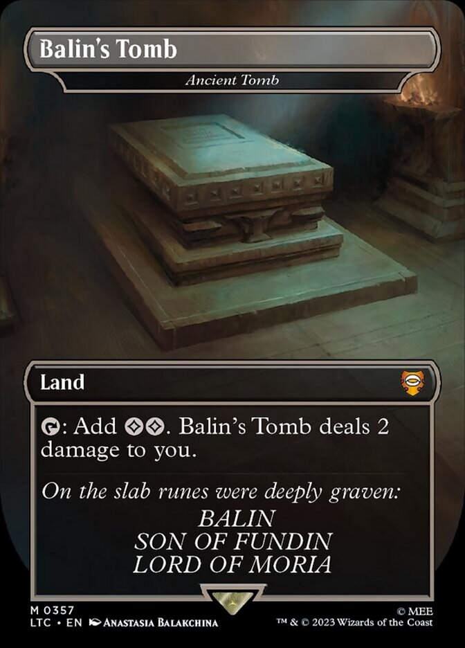 Ancient Tomb LOTR - Realms and Relic Box Topper | Magic | CardTrader
