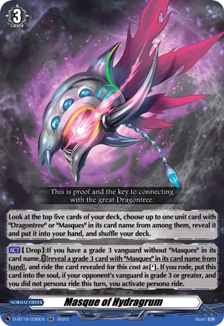 Masque of Hydragrum Dragon Masquerade | Vanguard | CardTrader