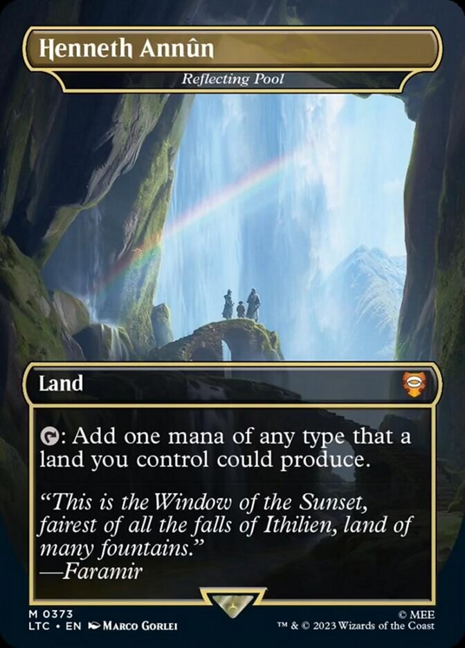 Reflecting Pool LOTR - Realms and Relic Box Topper | Magic | CardTrader