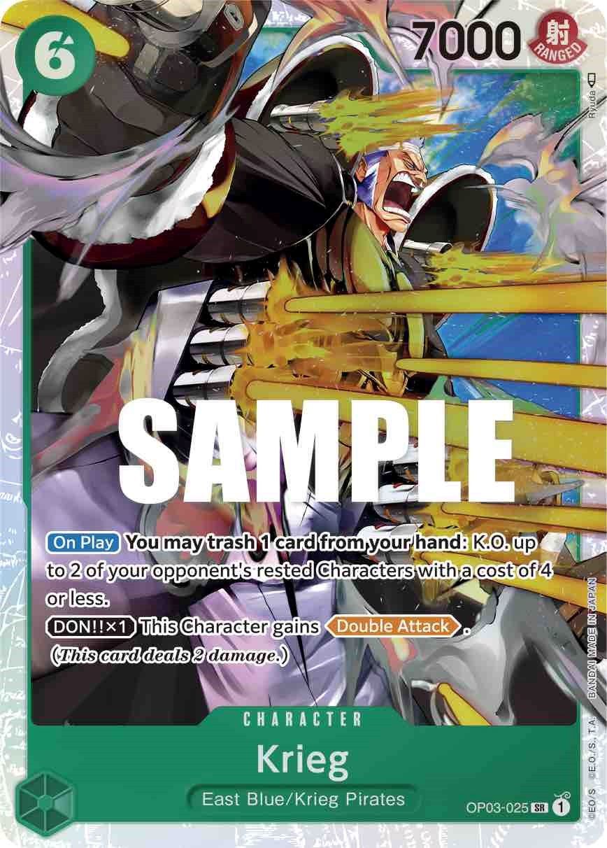 Krieg OP-03: Pillars of Strength | One Piece | CardTrader