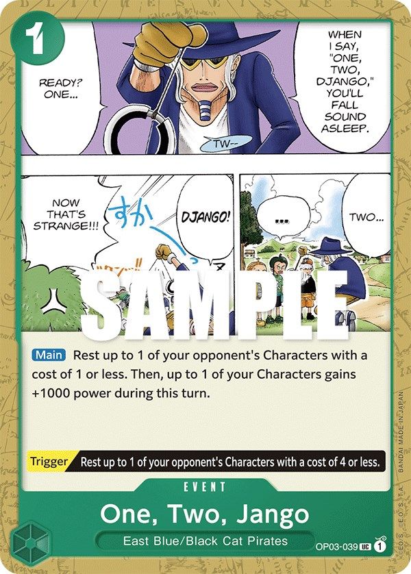 One, Two, Jango OP-03: Pillars of Strength | One Piece | CardTrader