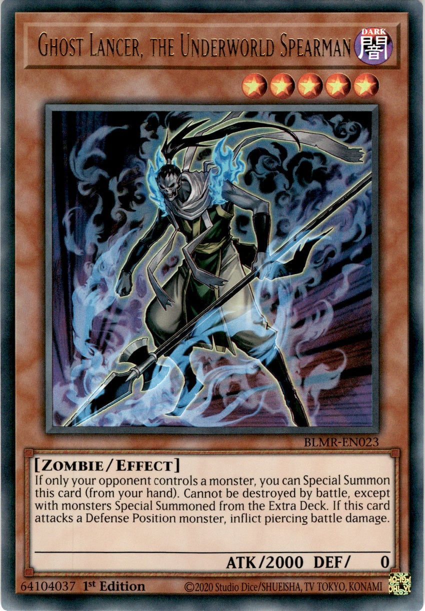 Lancero Fantasma, el Lancero del Inframundo Battles of Legend: Monstrous Revenge | Yu-Gi-Oh ...