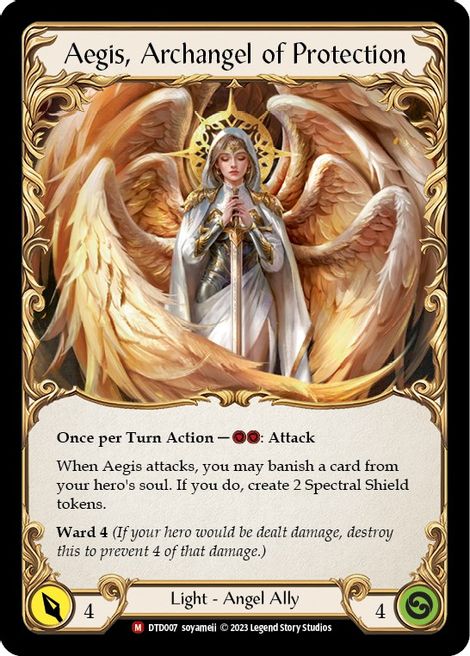 Figment of Protection // Aegis, Archangel of Protection Dusk till dawn ...