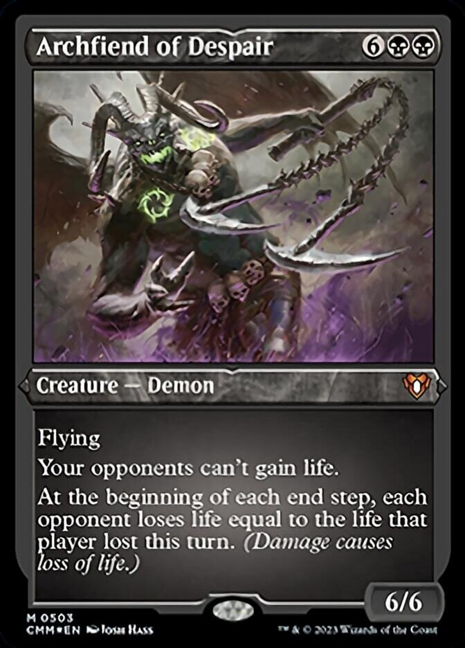 Archfiend of Despair Commander Masters Collectors | Magic | CardTrader