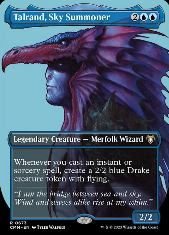 Talrand, Sky Summoner Commander Masters Collectors | Magic | CardTrader