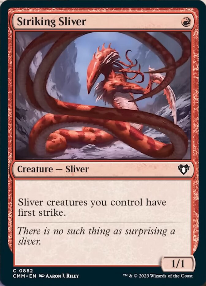Striking Sliver Commander Masters Decks | Magic | CardTrader