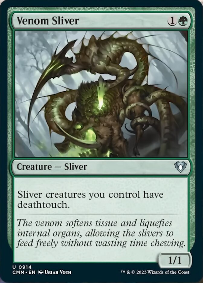 Venom Sliver Commander Masters Decks | Magic | CardTrader