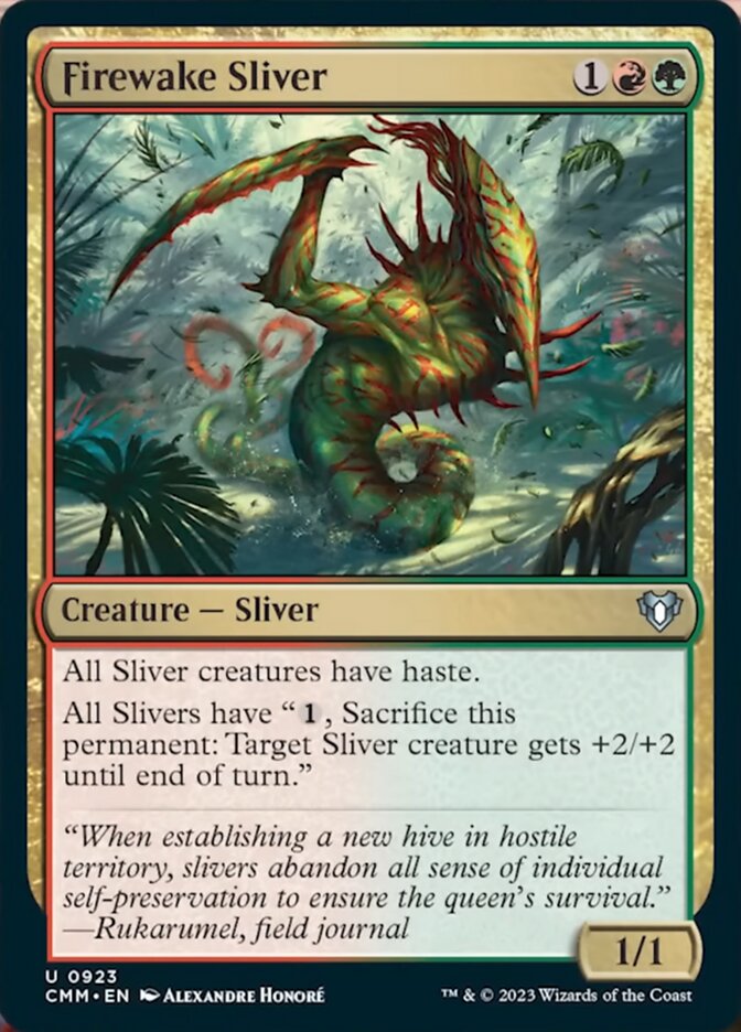 Firewake Sliver Commander Masters Decks | Magic | CardTrader