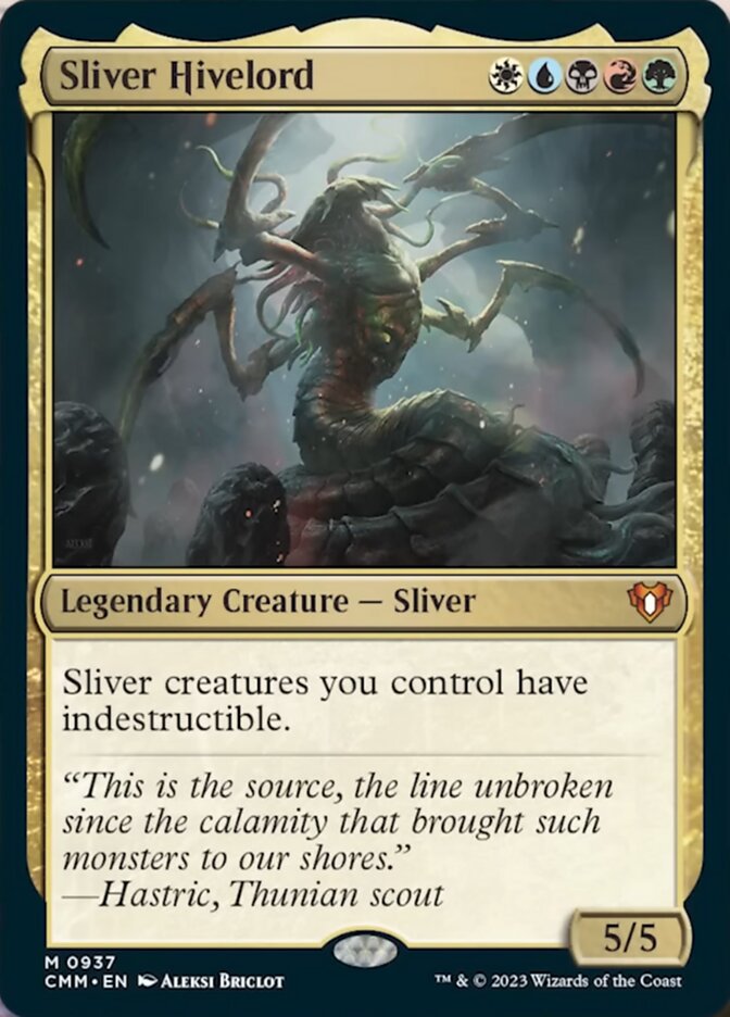 Sliver Hivelord Commander Masters Decks | Magic | CardTrader
