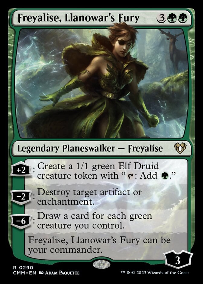 Freyalise, Llanowar's Fury Commander Masters | Magic | CardTrader