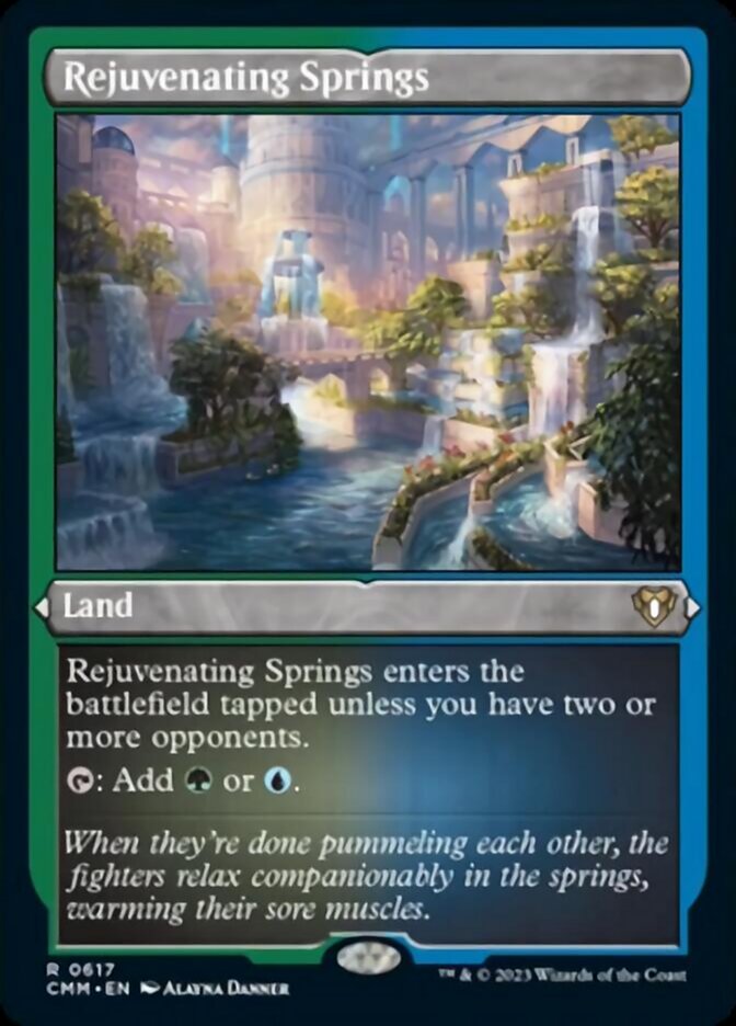 Rejuvenating Springs Commander Masters Collectors | Magic | CardTrader