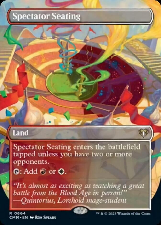 Spectator Seating Commander Masters Collectors | Magic | CardTrader