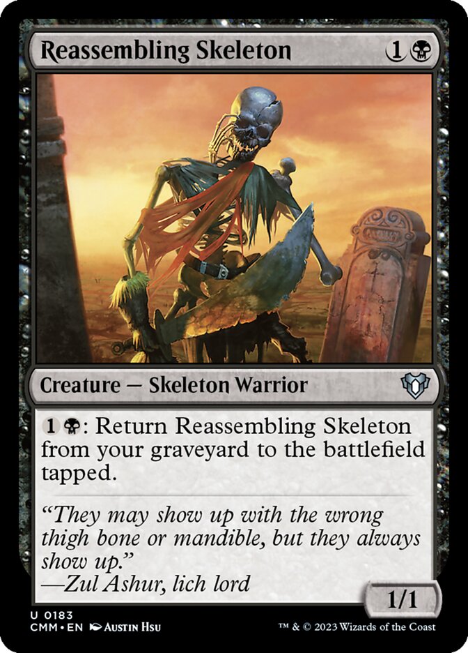 Reassembling Skeleton Commander Masters | Magic | CardTrader