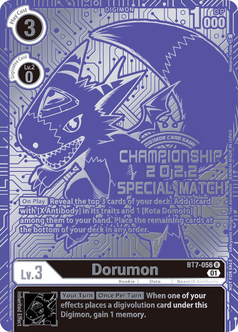 Dorumon Championship 2022 | Digimon | CardTrader
