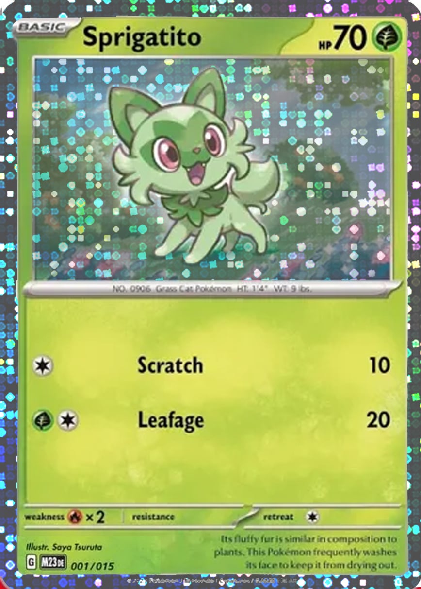 Sprigatito McDonald's Match Battle 2023 | Pokémon | CardTrader
