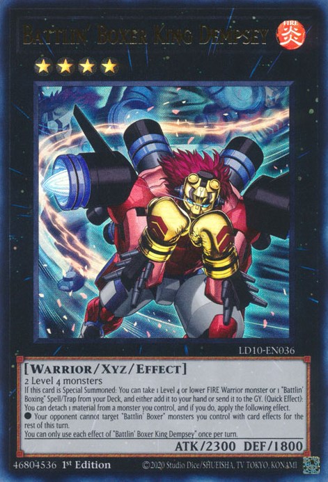 Boxeador Indómito Rey Dempsey Legendary Duelists: Soulburning Volcano ...