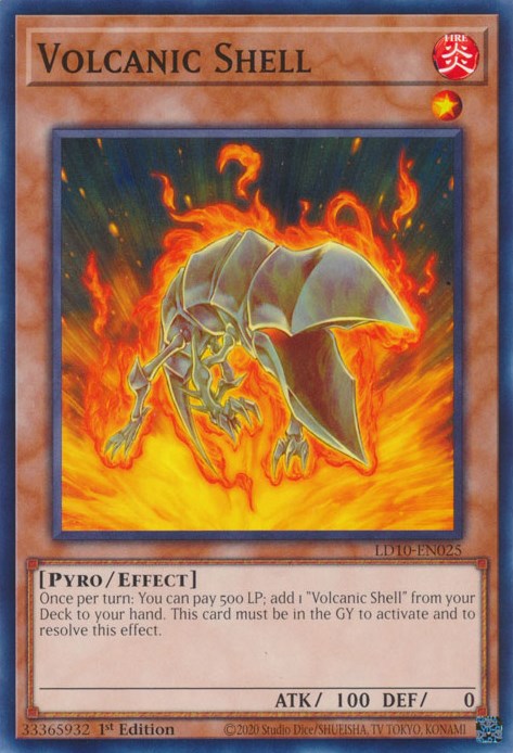 Volcanic Shell Legendary Duelists: Soulburning Volcano | Yu-Gi-Oh ...