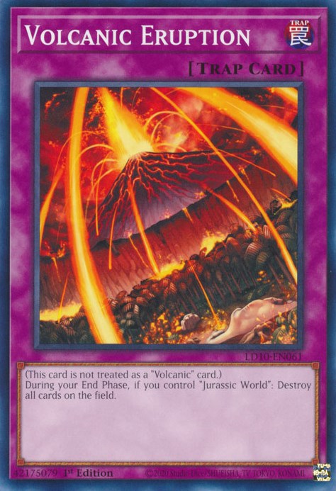 Eruzione Vulcanica Legendary Duelists: Soulburning Volcano | Yu-Gi-Oh ...