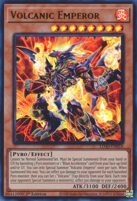 Volcanic Emperor Legendary Duelists: Soulburning Volcano | Yu-Gi-Oh ...
