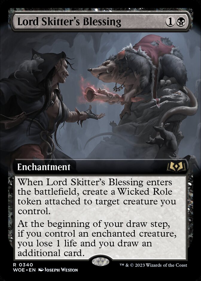 Lord Skitter's Blessing Wilds of Eldraine Collectors | Magic | CardTrader