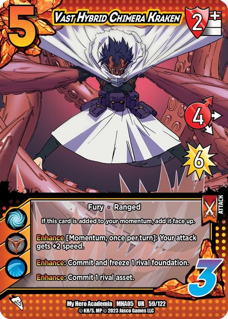 Vast Hybrid Chimera Kraken Undaunted Raid | My Hero Academia | CardTrader