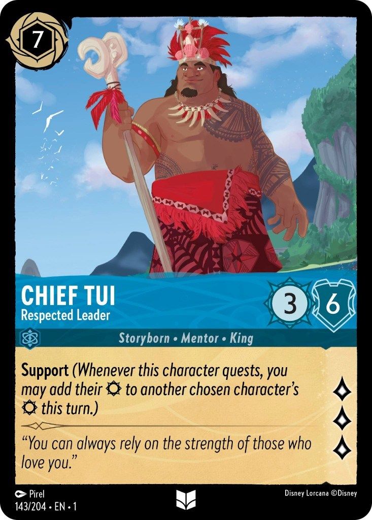 Chief Tui - Respected Leader The First Chapter | Lorcana | CardTrader