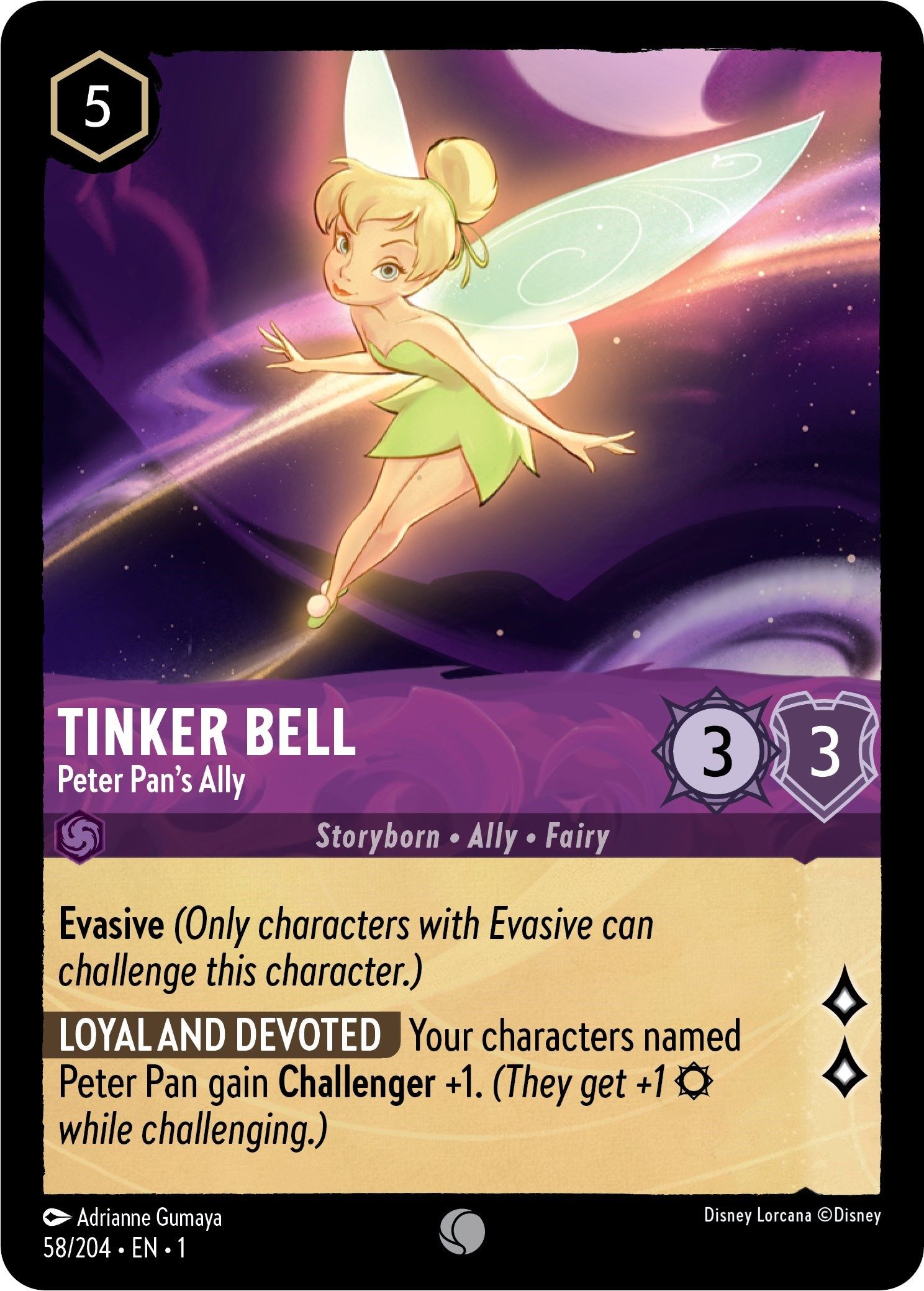 Tinker Bell - Peter Pan's Ally The First Chapter | Lorcana | CardTrader
