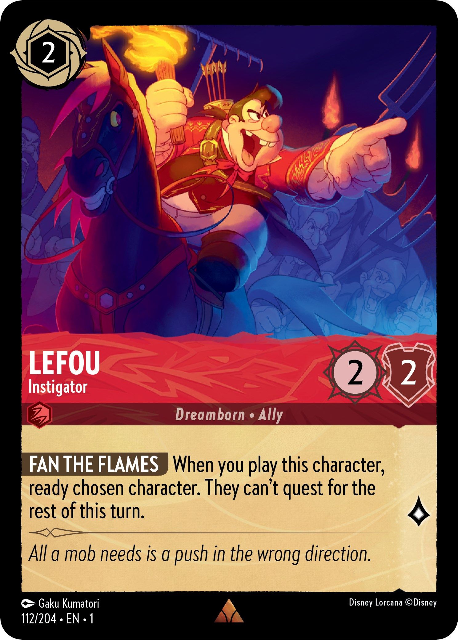 Lefou - Instigator The First Chapter | Lorcana | CardTrader