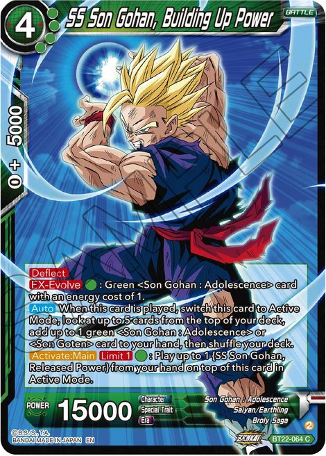 SS Son Gohan, Building Up Power Critical Blow | Dragon Ball Super ...