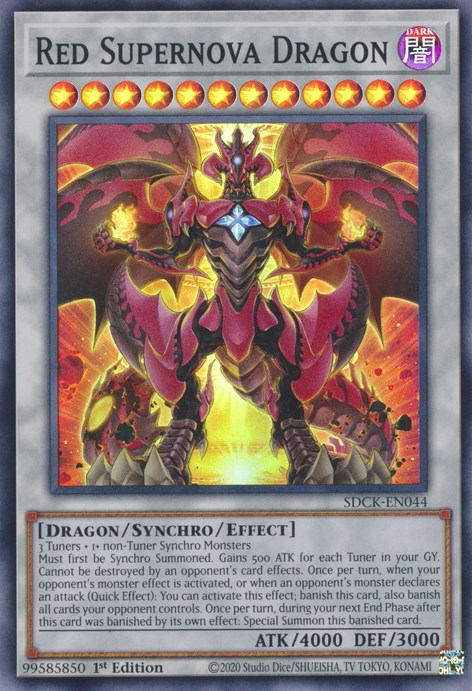 Drago Supernova Rosso Structure Deck: The Crimson King | Yu-Gi-Oh ...