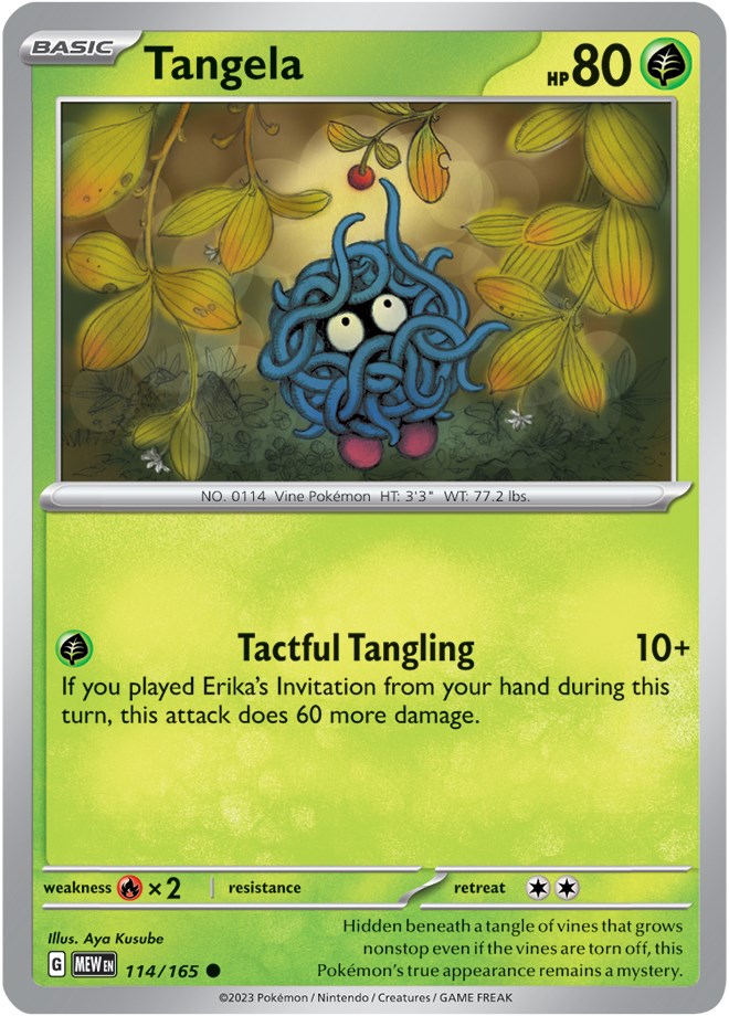 Tangela [Tickling Vines | Double Kick] 151 | Pokémon | CardTrader
