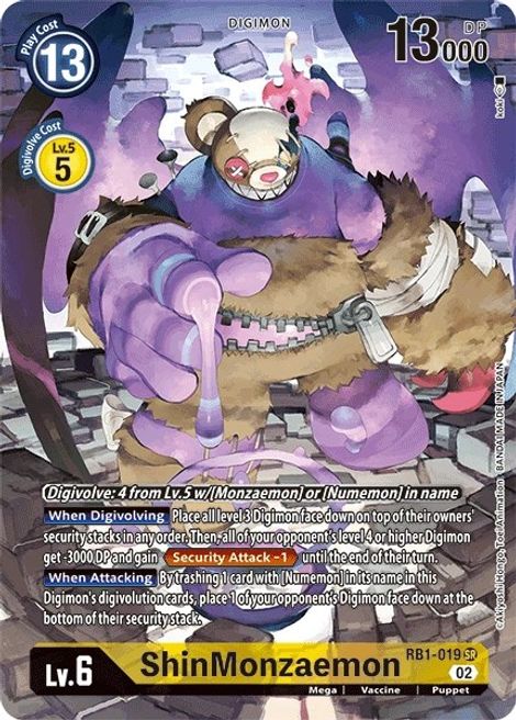 ShinMonzaemon Resurgence Booster | Digimon | CardTrader
