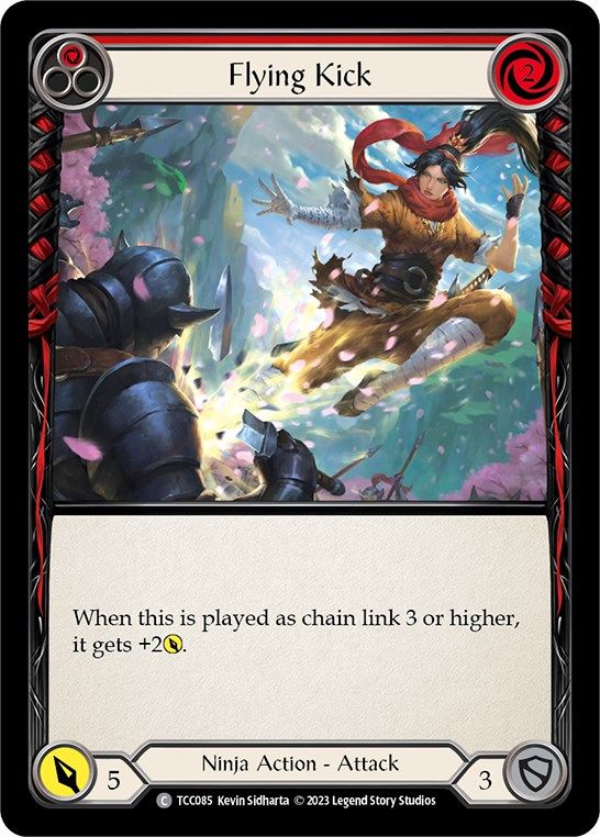 Flying Kick - Red Round the Table: TCC x LSS | Flesh and Blood | CardTrader