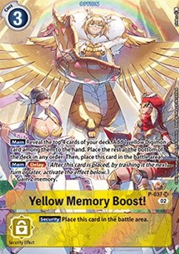Yellow Memory Boost! Resurgence Booster | Digimon | CardTrader
