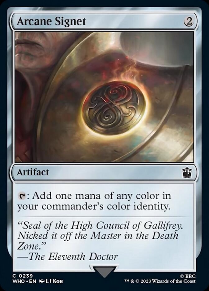 Arcane Signet Universes Beyond: Doctor Who | Magic | CardTrader