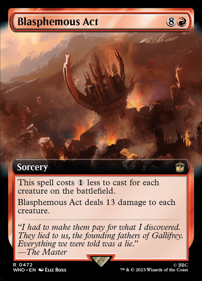 Acto blasfemo Universes Beyond: Doctor Who Collectors | Magic | CardTrader