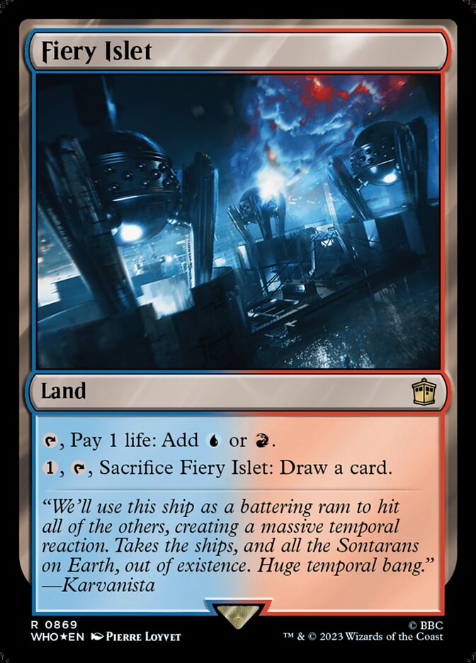 Fiery Islet Universes Beyond: Doctor Who Collectors | Magic | CardTrader