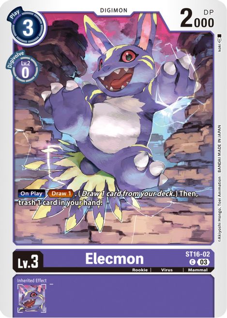 Elecmon Starter Deck Wolf of Friendship | Digimon | CardTrader