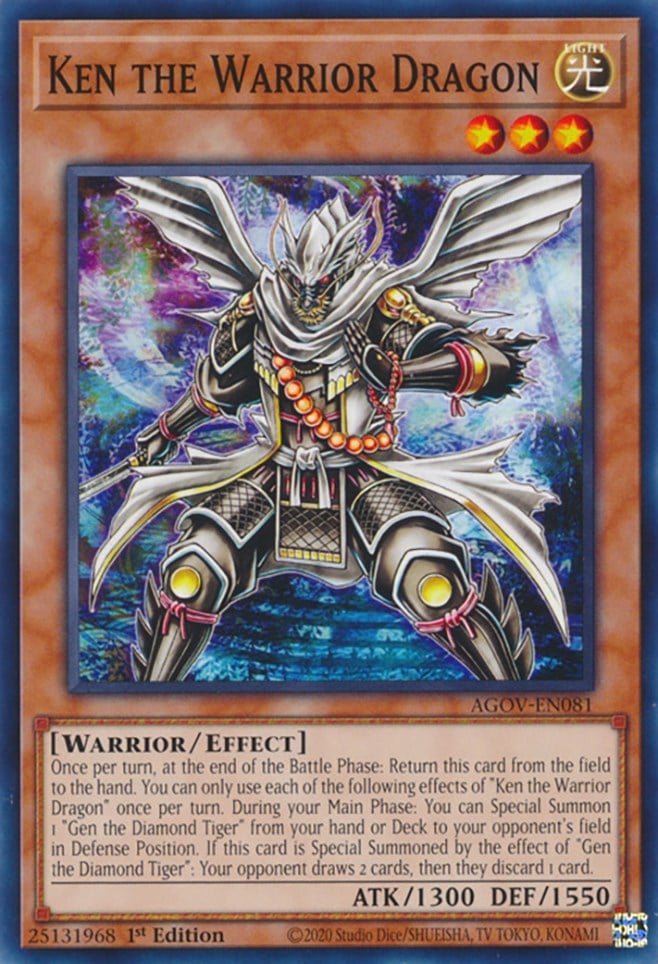 Ken the Warrior Dragon Age of Overlord | Yu-Gi-Oh! | CardTrader