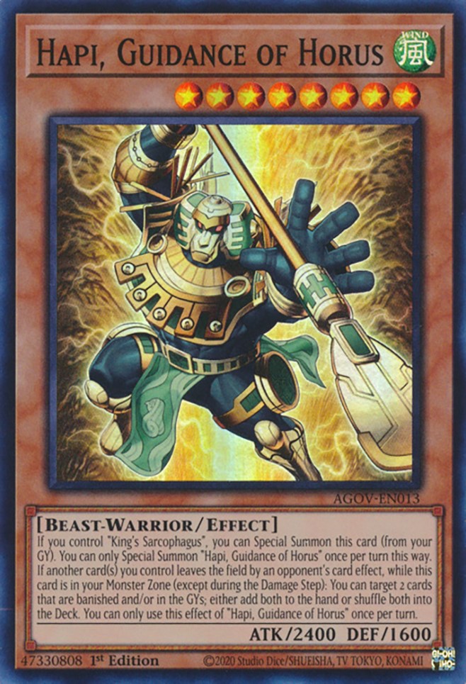Hapi, Guidance of Horus Age of Overlord | Yu-Gi-Oh! | CardTrader