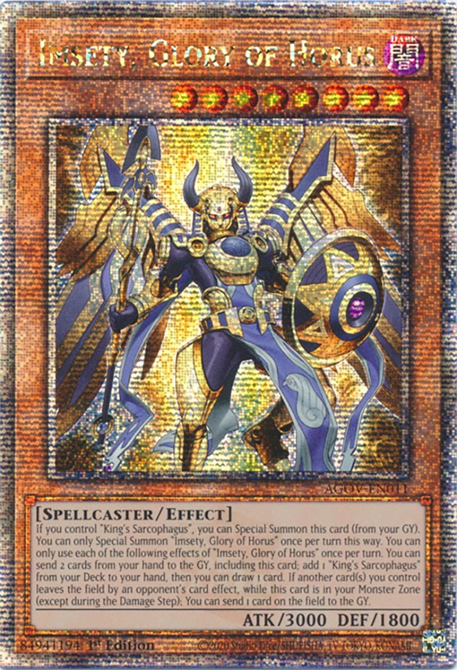 Imsety, Glory of Horus Age of Overlord | Yu-Gi-Oh! | CardTrader